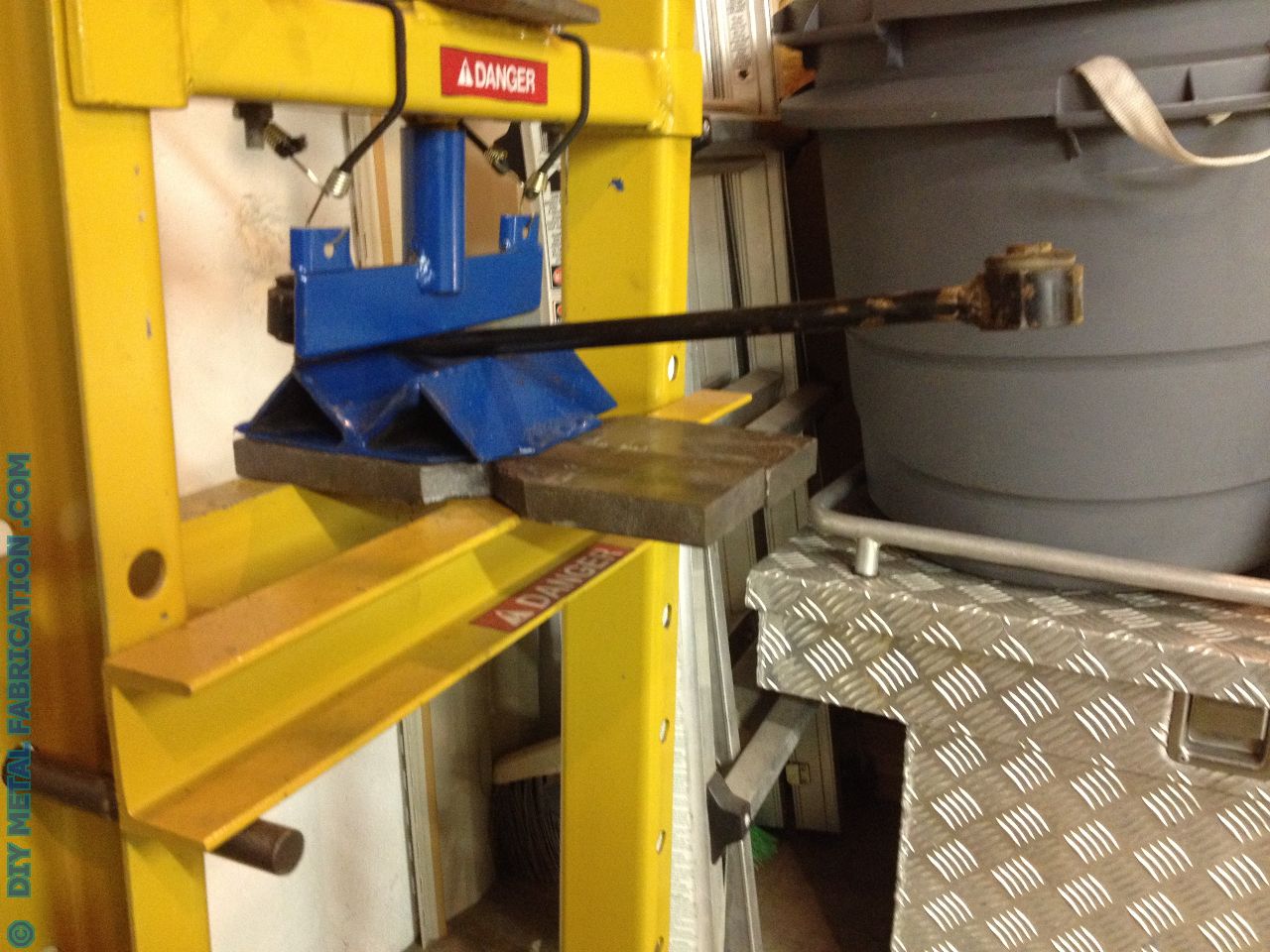 DIY Home Made Press Brake DIY METAL FABRICATION 