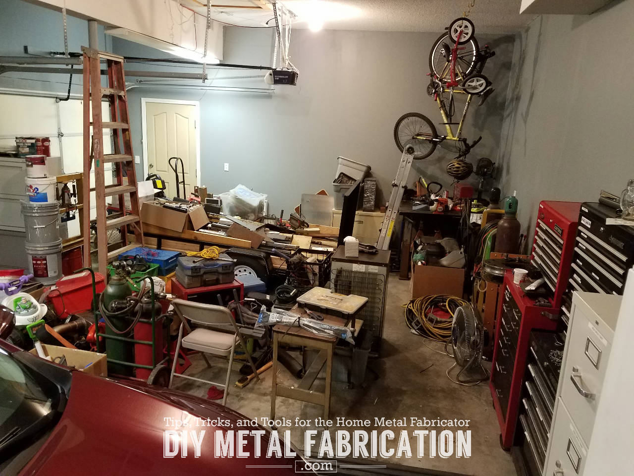 DIY Metal Fabrication Moving Installing New Garage Shelves DIY