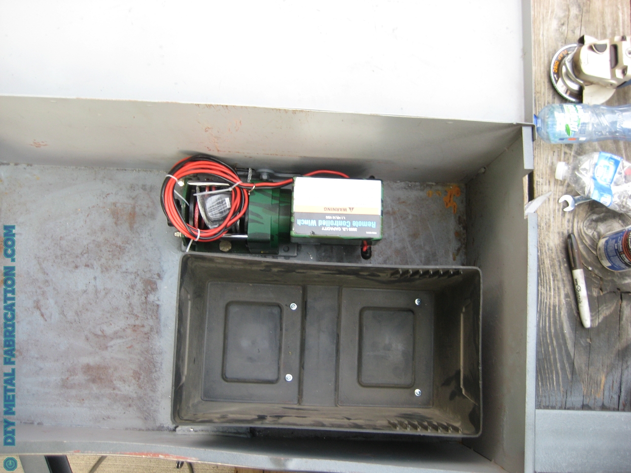 DIY Winch Mount on Flatbed Trailer – DIY METAL FABRICATION .com