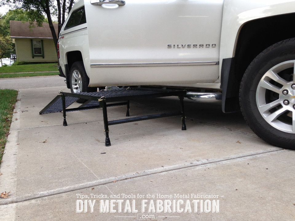 DIY Wheelchair Transfer Platform – Final Product! – DIY METAL ...