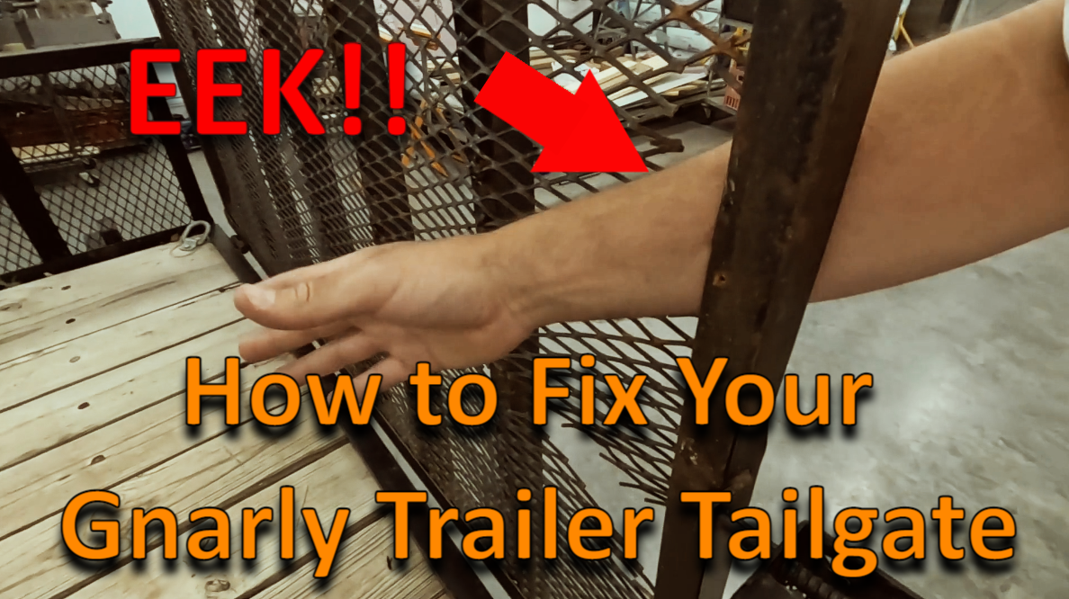 How to Repair Expanded Steel Trailer Tailgate DIY - DIY METAL ...
